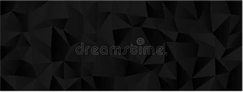 Abstract Dark Geometric Pattern With Intersecting Triangles And Dynamic Shapes For Modern