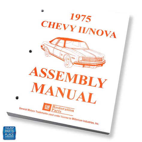 1975 Chevy Nova Parts Catalog