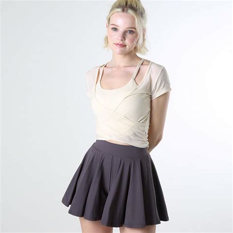 테니스 치마 바지 스판 큐롯 팬츠 딥퍼플 감도 깊은 취향 셀렉트샵 29cm