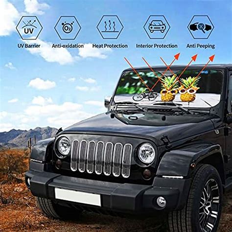 재미있는 파인애플 앞 유리 차양 자동차 트럭 Suv용 자동 차양 Uv 차단 선 바이저 보호기 차량 유지 외관 액세서리