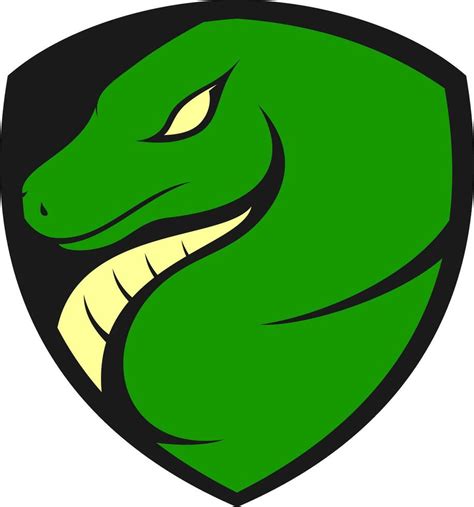 Green Phyton On A Shield Logo Design 48956967 Vector Art At Vecteezy