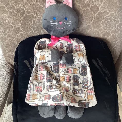 Cat Pajama Bag Pattern Pdf Download Etsy