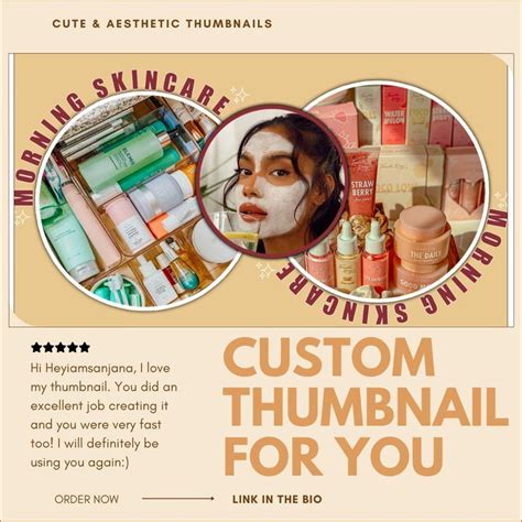 Design Cute And Aesthetic Youtube Thumbnails