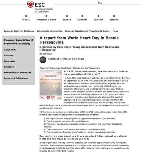 Edin Begic On Linkedin Cardiology Preventivecardiology Preventivemedicine