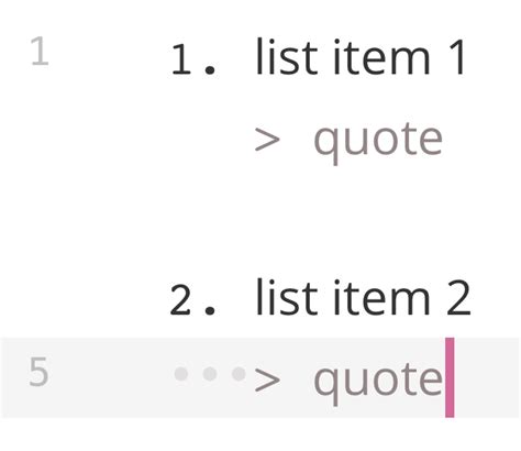 blockquote inside list · issue 4488 · typora typora issues · github