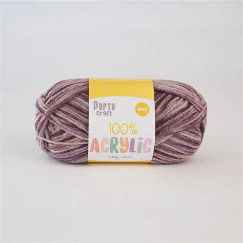 Acrylic Yarn Multi Berry Picasso Art And Craft