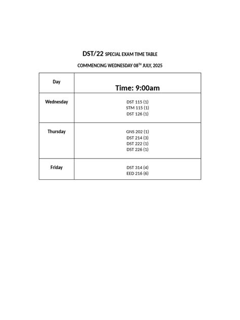 Dst 22 Special Exam 1 Pdf