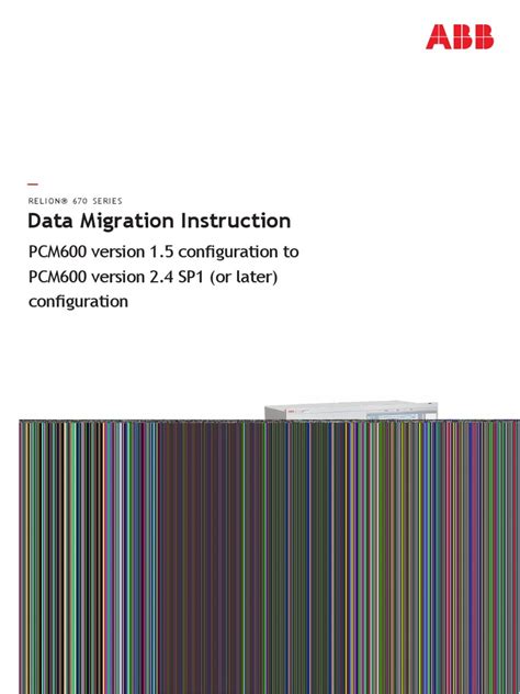 1mrg000507 Data Migration Instruction Pdf Parameter Computer
