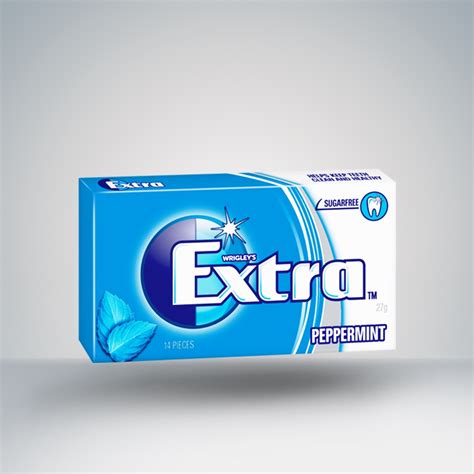 Extra Chewing Gum Peppermint 27g 24 Pack Ta Rabba Distribution