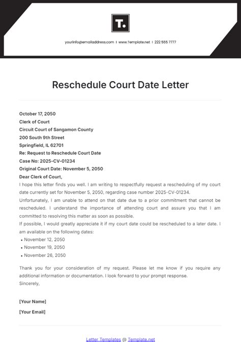 Court Letter Format Letter To Court From Employer Driving Ban Template
