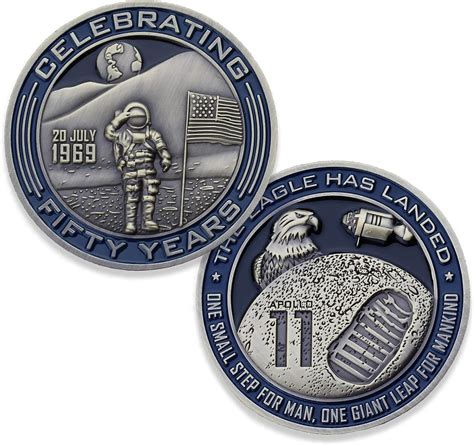 Apollo 11 Nasa Challenge Coin The Eagle Has Landed
