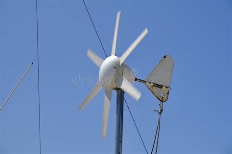 The Windmill On The Sailboat Stock Image Image Of Boat Sail 287081757