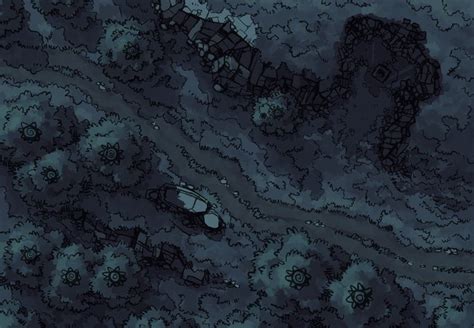 Dnd Map Dark Forest