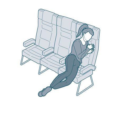 How To Sleep On A Plane 18 Illustrated Positions For In Flight