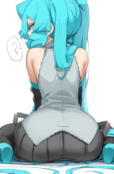 Abmayo Hatsune Miku Highres Armpit Crease Ass Ass Focus Bare