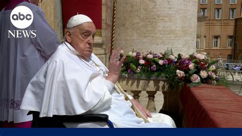 Pope Makes Appearance For Easter Sunday Mass Main Stream Videos