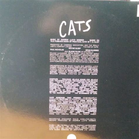Cats Original London Cast Recording 2x Lp 1981 Vinyl Depop