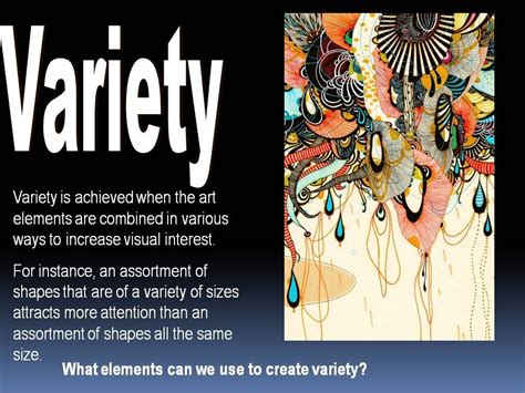 Variety In Design Principles