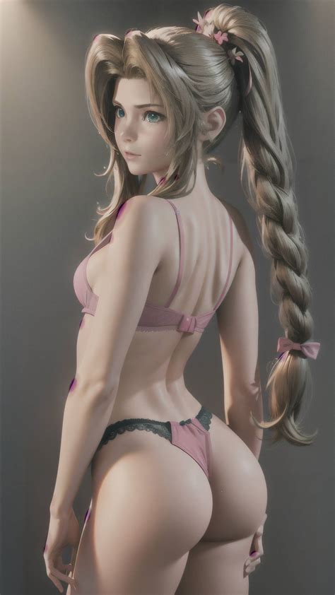 Rule 34 Aerith Gainsborough Ai Generated Ass Brown Hair Final Fantasy