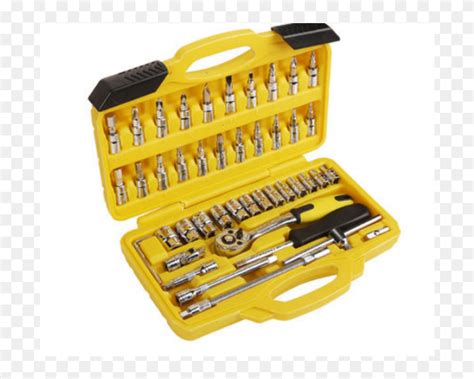 Gds 46 Pcs Tools Set Tool Socket Hd Png Download 700x784 6729401