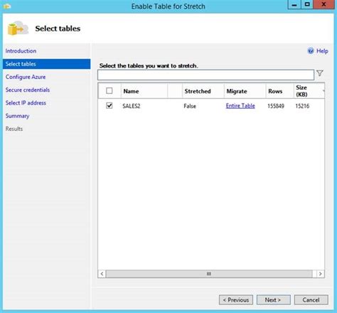 stretch database in sql server 2016 rtm