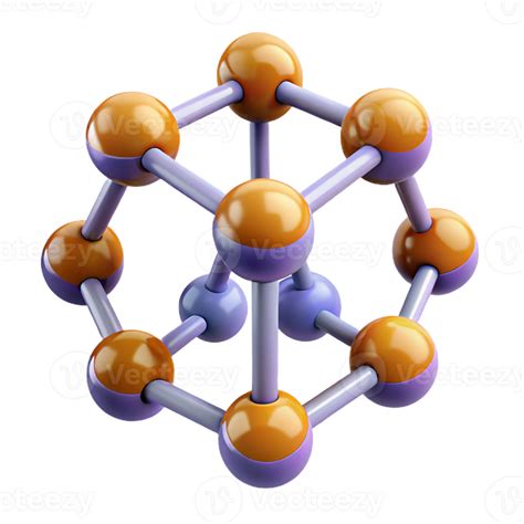Striking Memorable A Molecule Complex Structure Abstract Design With