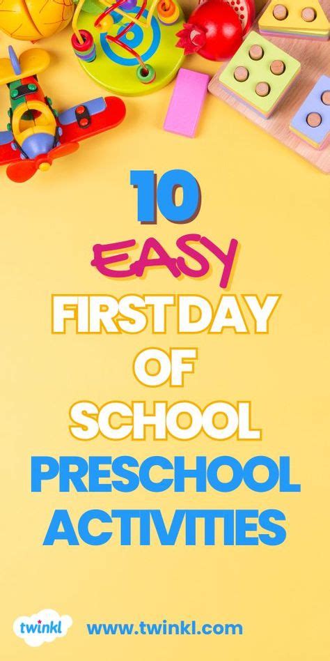 First Day Of Vpk Activities