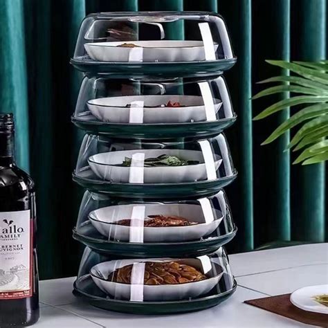 5 Layer Food Protector Stackable Food Cover Insect Proof Lazada Ph