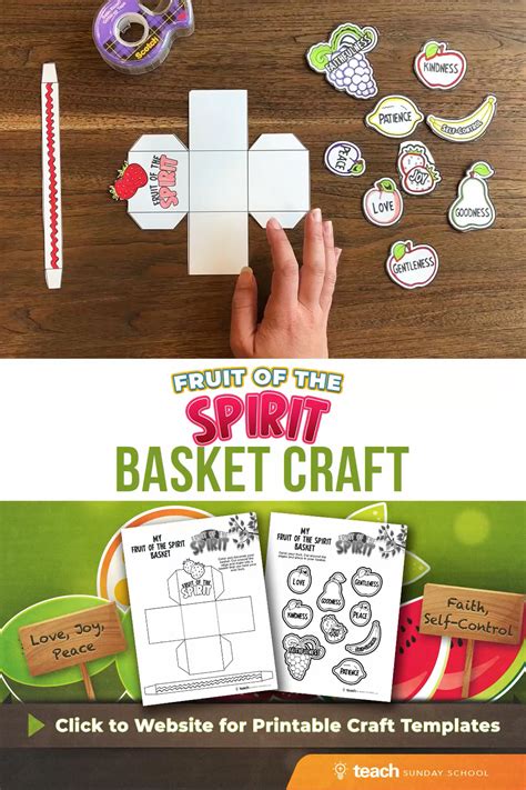 Fruit Of The Spirit Craft Idea Printable Fruit Basket Artofit
