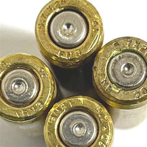 Fn 57 X 28mm Once Fired Empty Brass Shells Craft Supplies Depot Llc