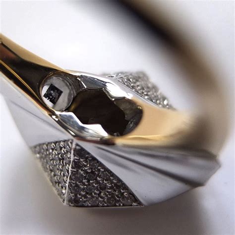 Unique Handcrafted Lori Hex Ring With Stanhope Lenses