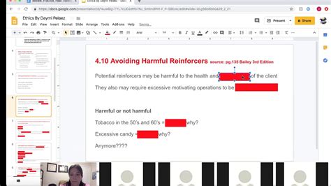 Bacb Ethics Code Part 1 42419 By Daymi Pelaez Youtube