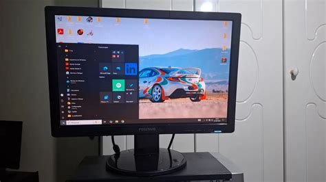 Monitor Positivo 19 Polegadas Com Entrada Vga Monitores Praça Seca Rio De Janeiro