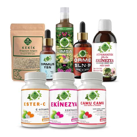 Ester C Y Seti Gökçek Şifa Market İbrahim Gökçek Bitkisel Ürünler
