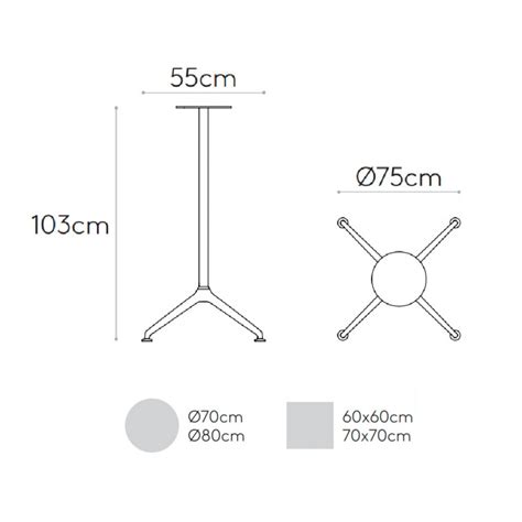 Mesa Alta Lex Inclass Mesas Altas De Diseño Ideales Para Espacios