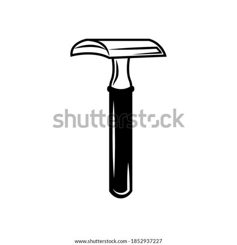 Tshape Razor Cutout Icon Transparent Background Stock Vector Royalty Free