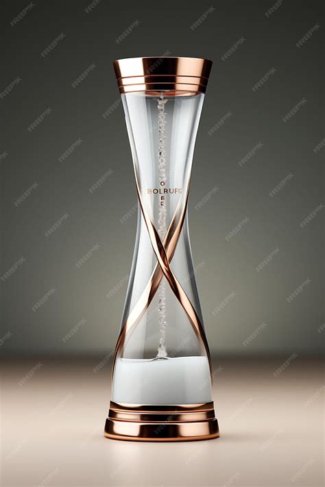 Collection Of Hourglass Shaped Bottle Time Inspired Design Glass