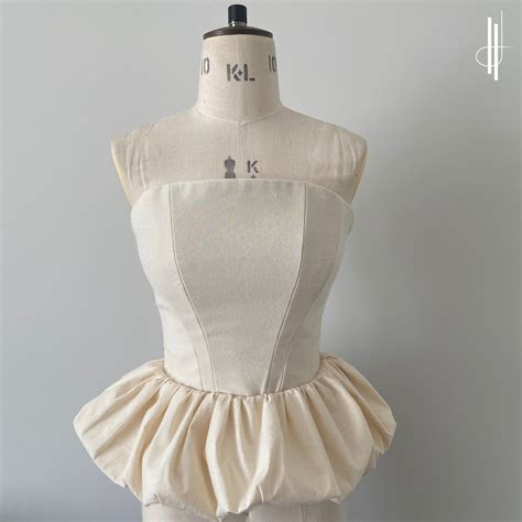 Bubble Hem Corset Top Sewing Pattern Pdf Pattern And Instructions In 7 Sizes Etsy Uk Gown