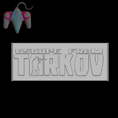 Stl File Escape From Tarkov Logo・3d Printable Model To Download・cults