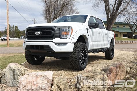 2022 Ford F150 Lift Truck Package By Waldoch White