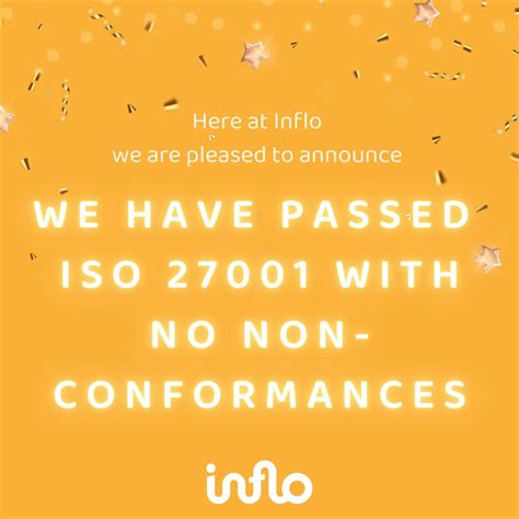 Inflo On Linkedin Inflo Iso27001 Achievement