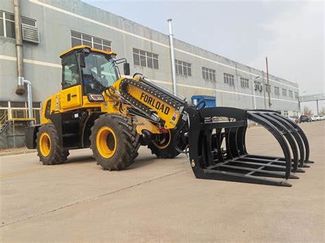 Forload T2500 Telescopic Wheel Loader With Grass Grab Forload