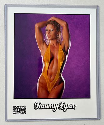 Tammy Lynn Sytch Official Original Ecw 8x10 Photo Wwf Wwe Wrestling Sunny Ebay