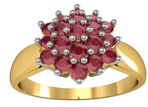 Floral Designed Rhodium 925 Sterling Silver Ring Sdr02846 At ₹ 1550