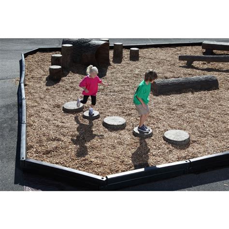 Tree Slices Set Of 5 Playground Steppers Discount Playground Supply
