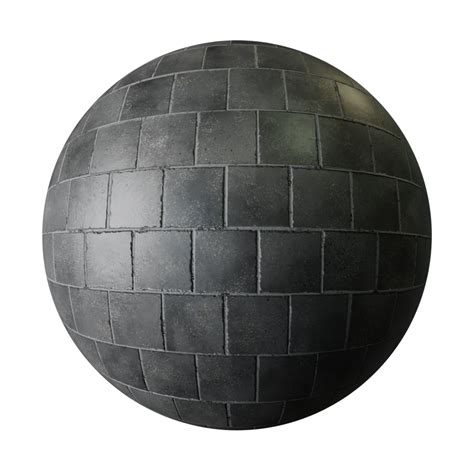 Concerete Tile With Grout Black Free Tiles Materials Blenderkit