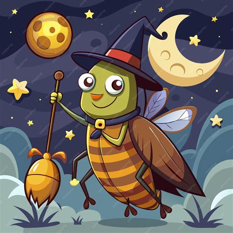 Cockroach In Halloween Costume Premium Ai Generated Vector