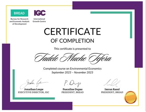 Tadele Muche Tefera On Linkedin New Certification Virtual Phd Course In Environmental