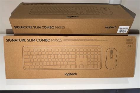 Logitech Signature Slim Combo Mk955 Wireless Keyboard Mouse Graphite