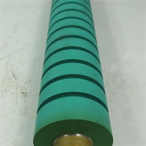 Segmented Roll 235 Diam X 1182 Rubber Lagged Conveyor Roller Lot Of